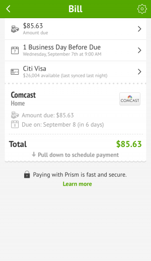 Prism App Review - An Awesome Free Bill Management App - Financial Panther